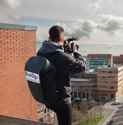 Capestone en Tradecast Live2Go Streaming Backpack